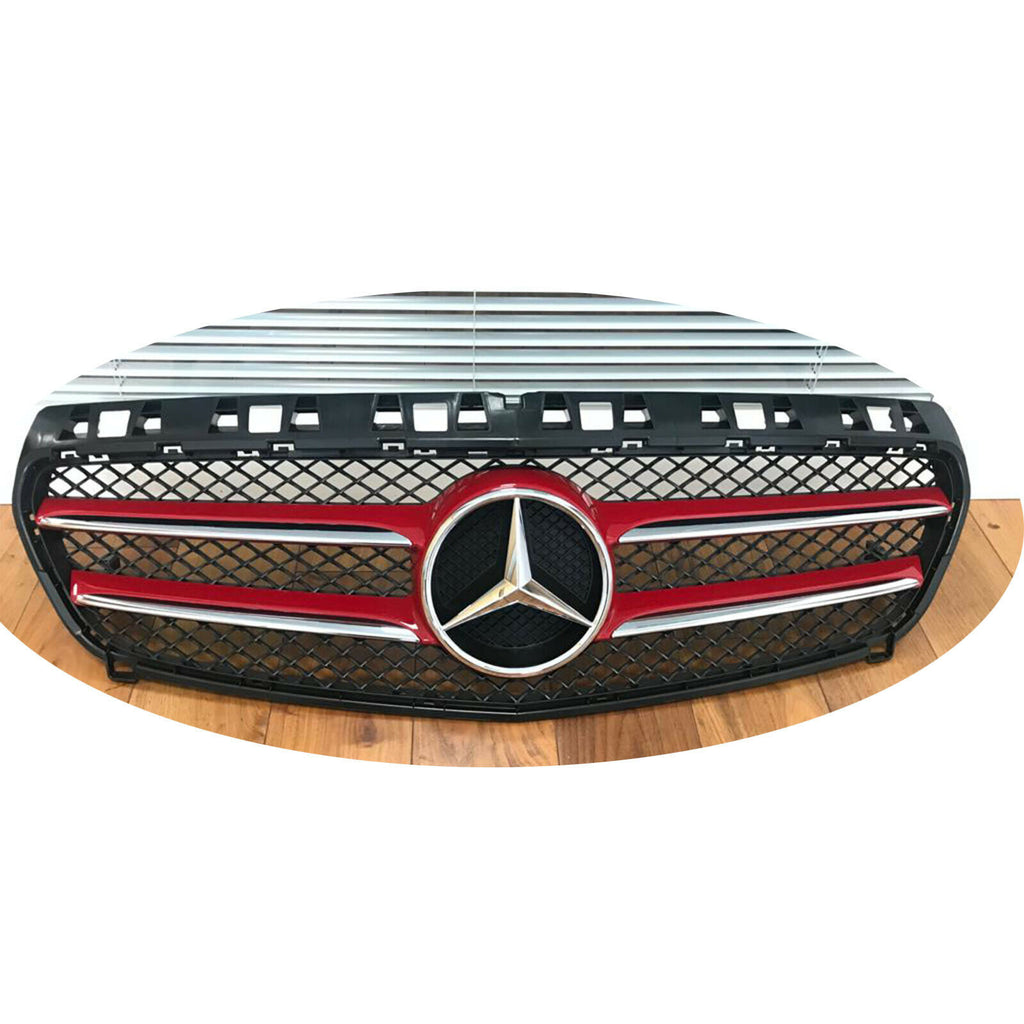 Mercedes A-Class 176 Genuine Front Bumper Grille Red 2012 To 2015 A176 ...